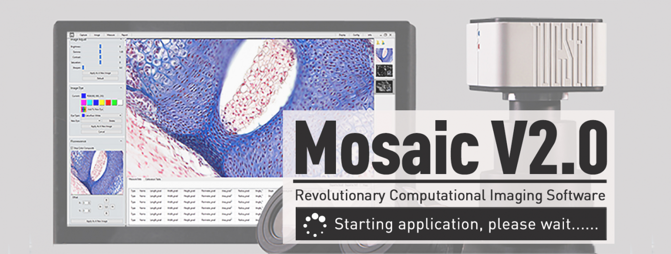 Mosaic 2 Camera Software - Scientific Instrument & Optical Sales ...